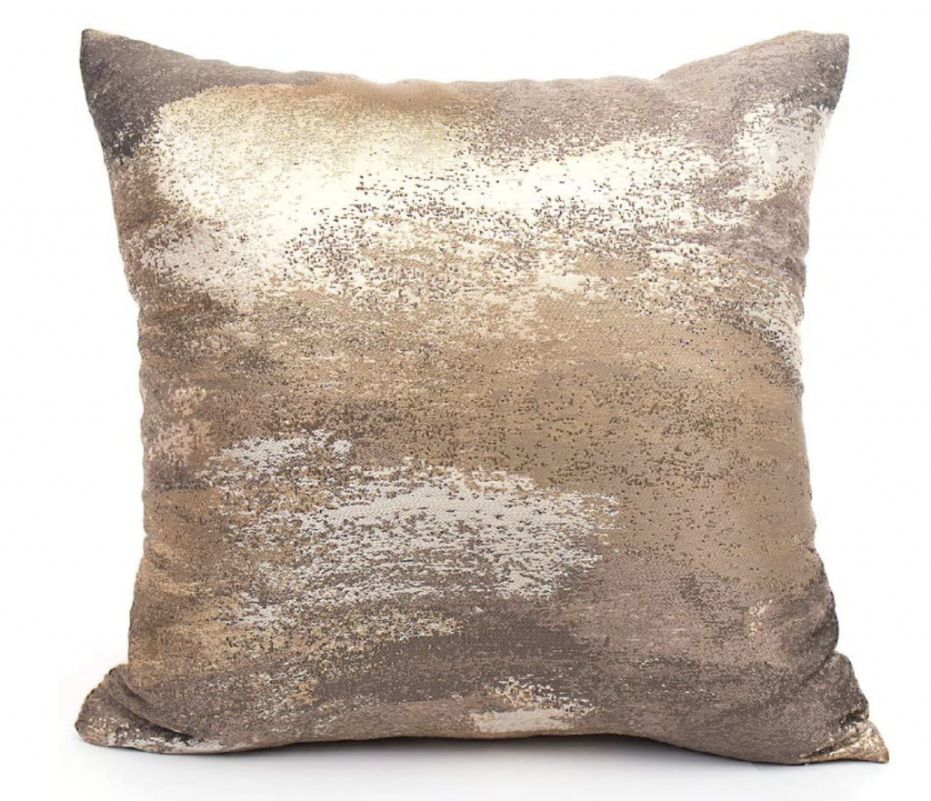 Abstract metallic cushion - Frank and Joy