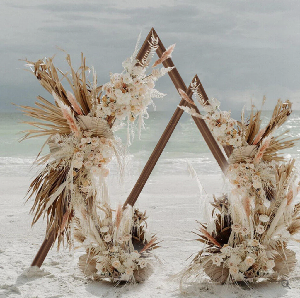 Double triangle timber arbour - Frank and Joy