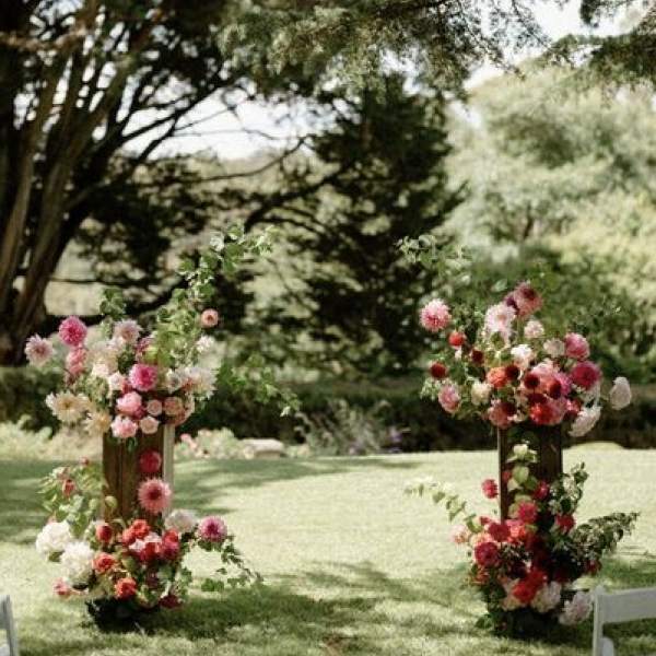 Timber plinth - Frank and Joy
